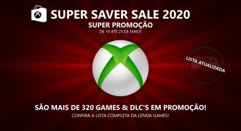 Xbox Live: Super Promoção 2020: Ofertas até 25 de maio - Lista Completa